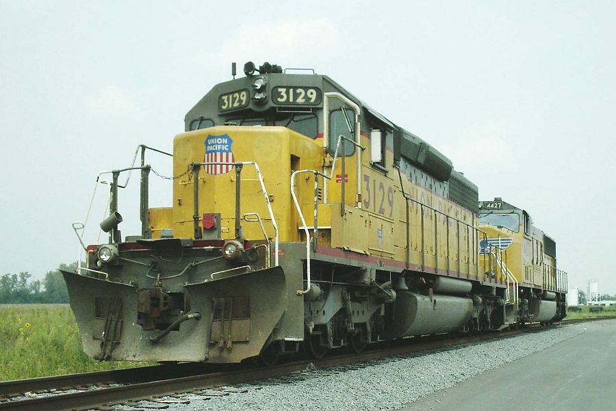 UP SD 40-2 3129 Dupo, IL September 3, 2004